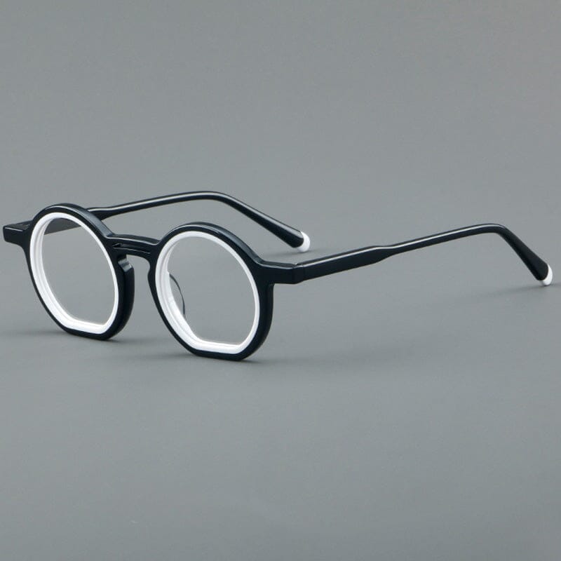 Perri Retro Round Acetate Optical Glasses Frames – usoptigaze